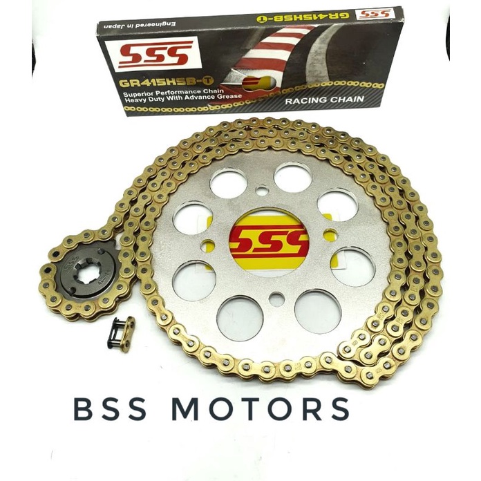 Jual Gir Set SSS Cbr New Cb150 R New Lubang Baut 6 Rantai SSS HSBT 428 ...