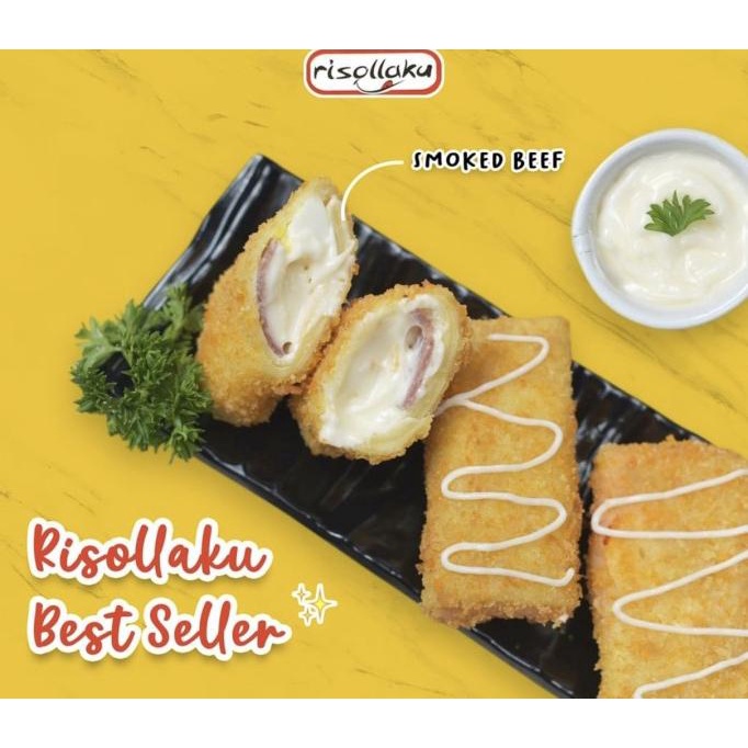 Jual Risollaku - Risol - Risoles - Varian Smoke Beef / Keju | Shopee ...