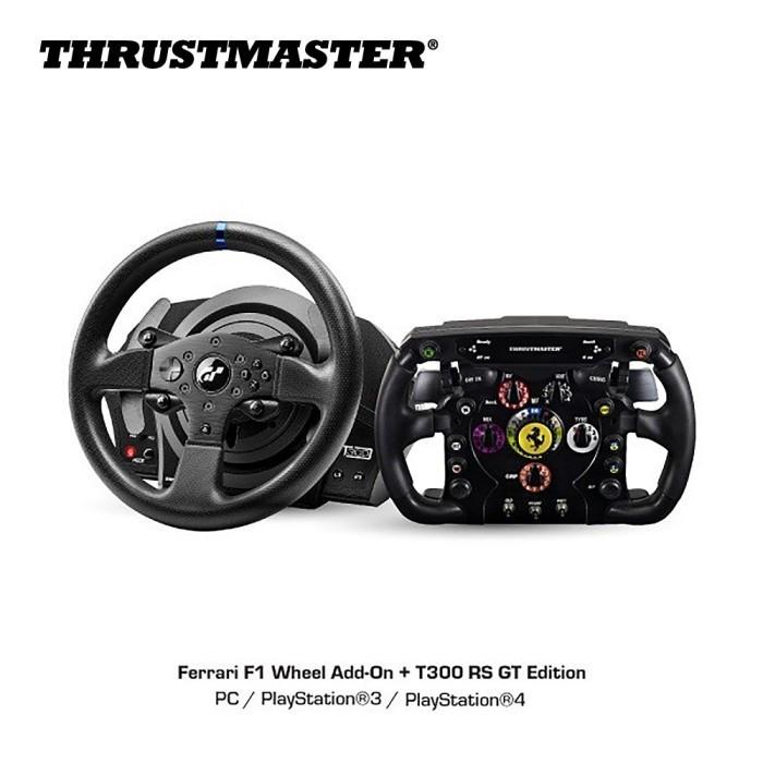 Jual Nay | Thrustmaster T300 Rs Gt + Ferrari F1 Wheel Add-On Bundle ...
