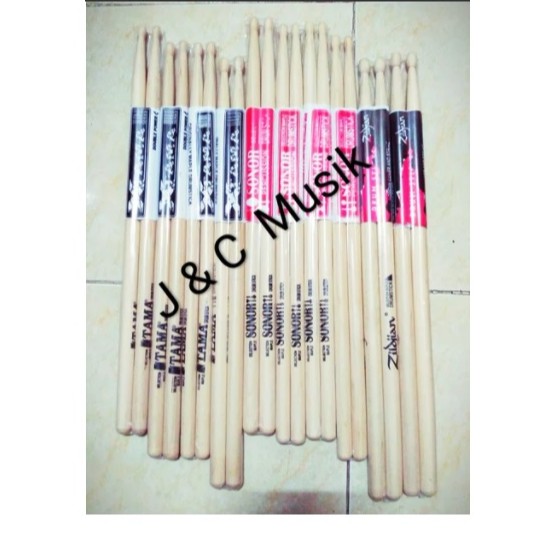 Jual stik drum maple stick sonor tama zildjian | Shopee Indonesia