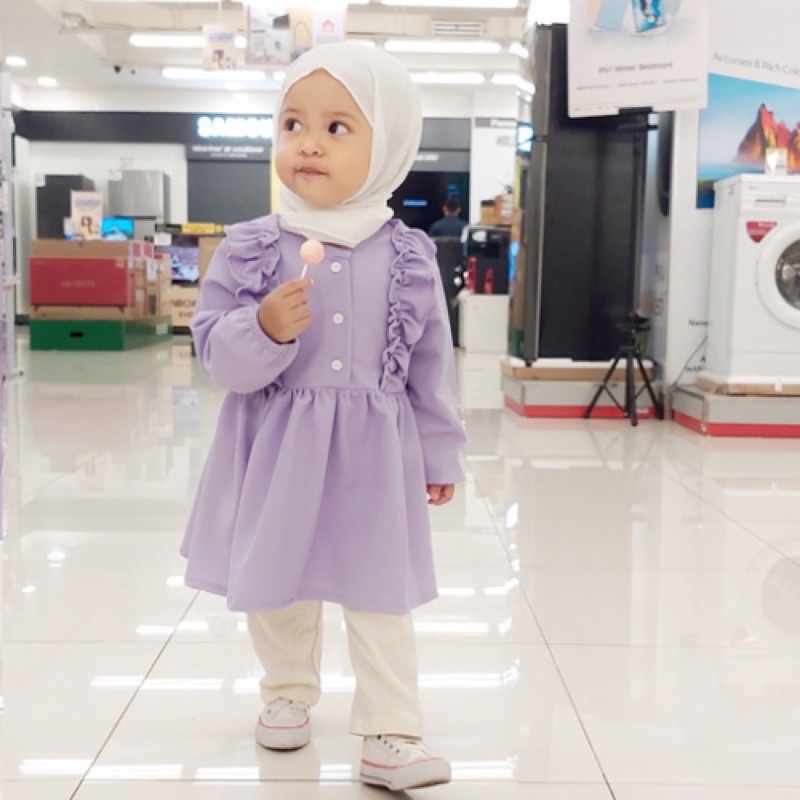 Jual Mahira Midi Dress daster Anak Bayi Perempuan Usia 2 Tahun Sampai 7 ...