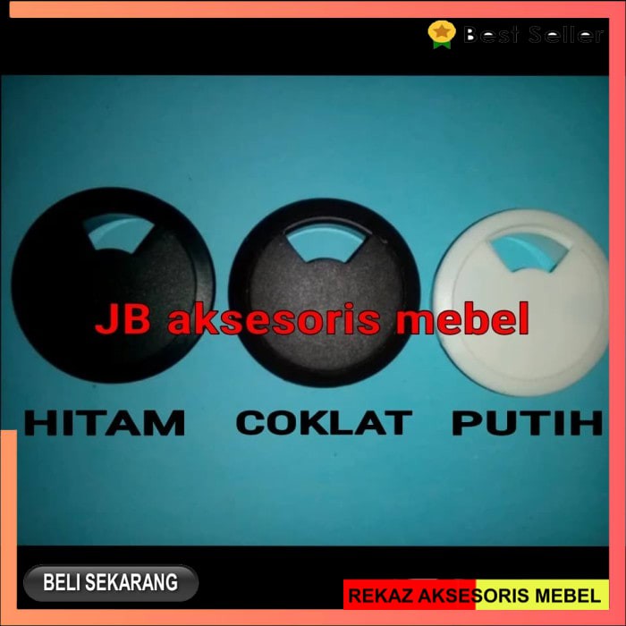 Jual TUTUP LUBANG KABEL MEJA - GROMET PLASTIK | Shopee Indonesia