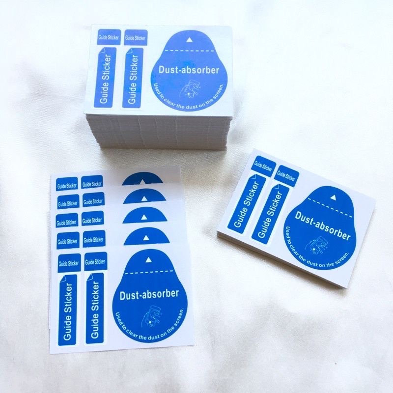 Jual STIKER ANTI DEBU (10PCS) DUST ABSORBER STIKER PEMBERSIH LAYAR HP ...