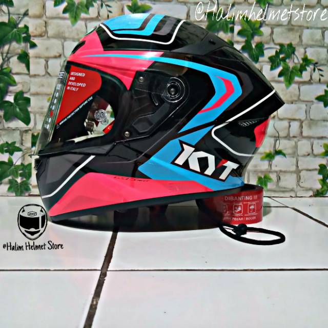 Jual KYT TT COURSE OVERTECH BLACKPINK FUXIA | Shopee Indonesia
