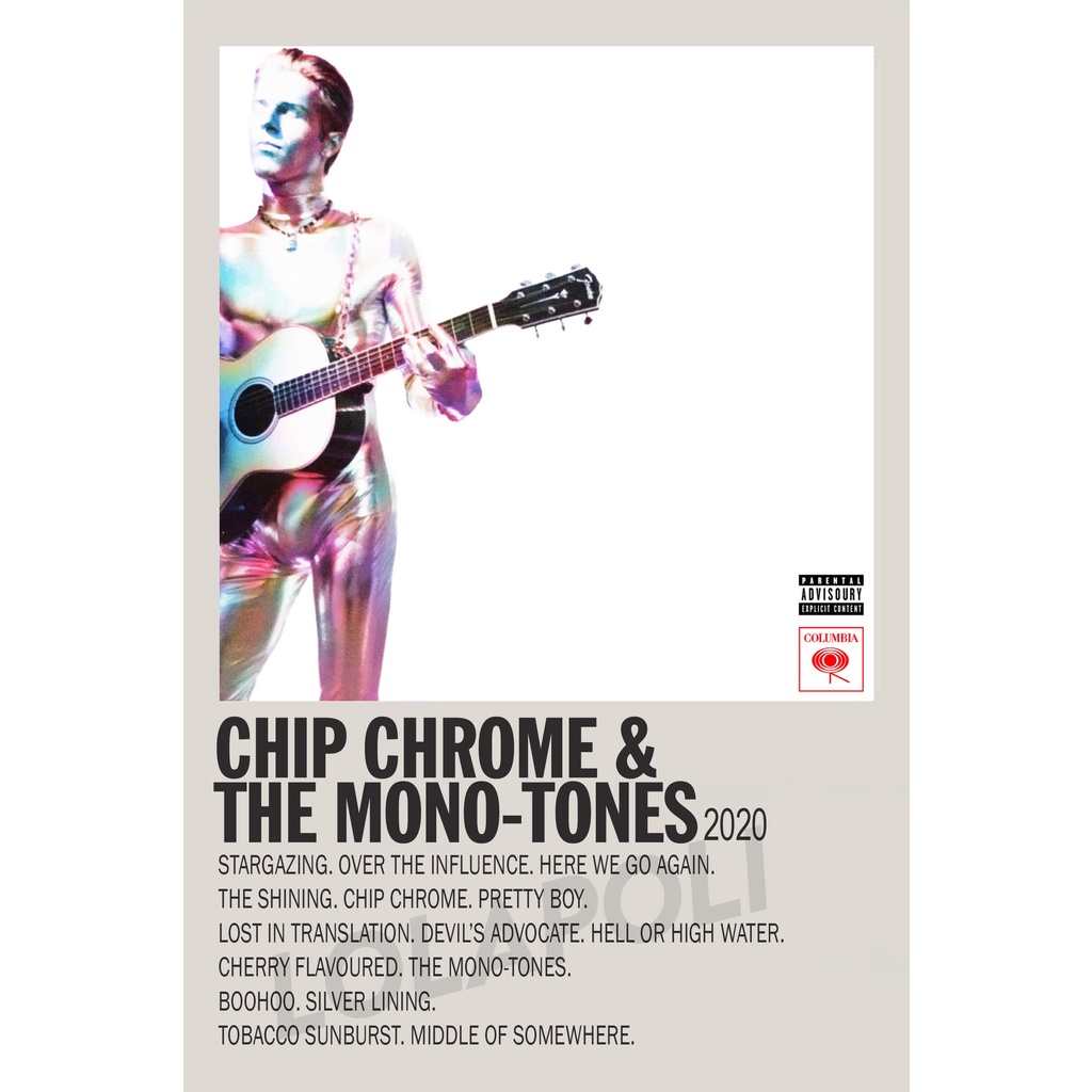 Jual Poster Cover Album Chip Chrome & The Mono-Tones (Deluxe) - The ...