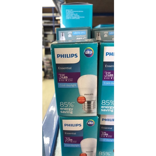 Jual Lampu Philips LED Essential 3w Cool Daylight 6500K | Shopee Indonesia