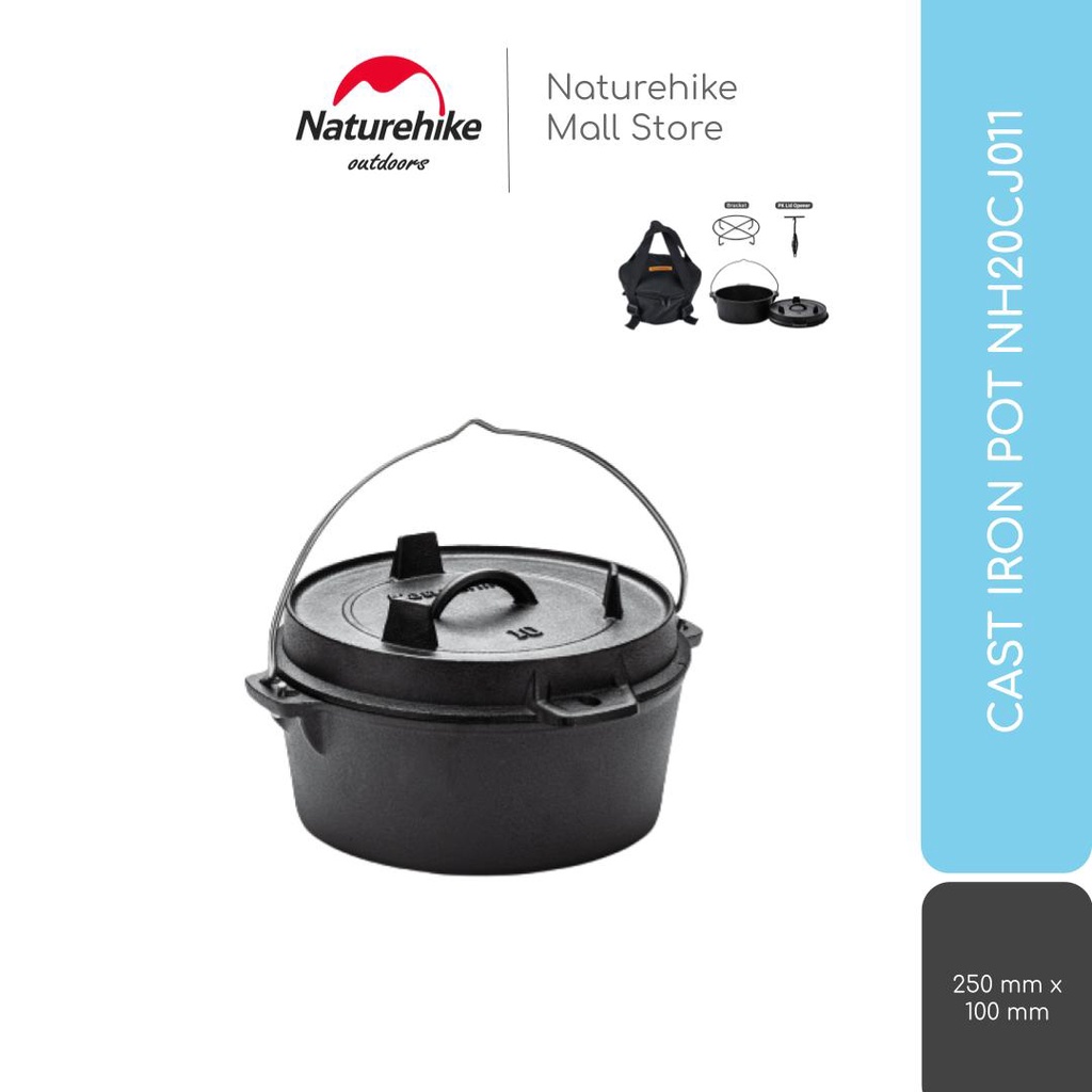 Jual CAST IRON POT NATUREHIKE NH20CJ011 PANCI WAJAN BESI NESTING ...