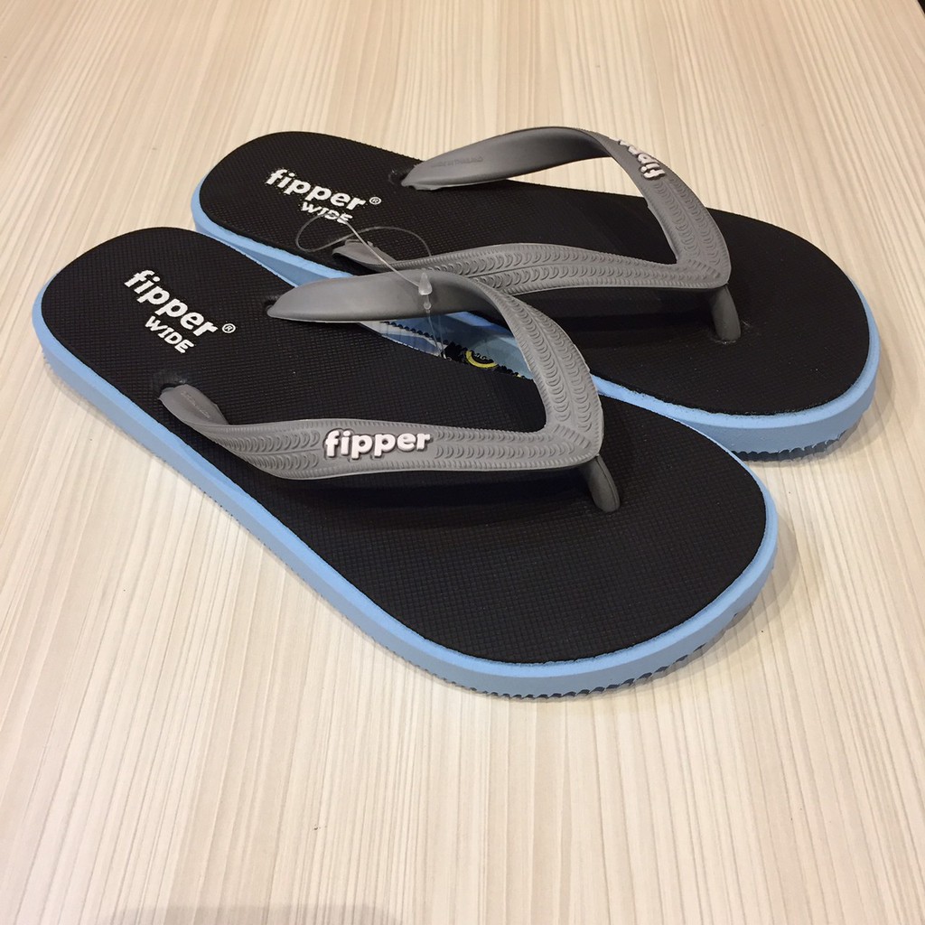 Jual Sandal Fipper Wide Original for Man - Blue/Black/grey | Shopee ...
