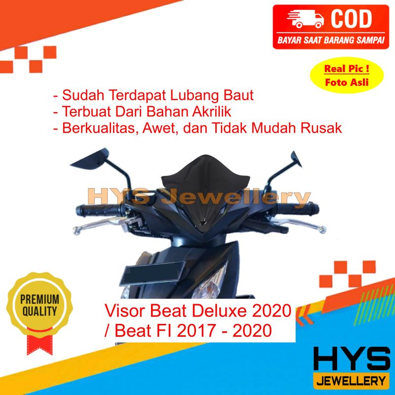 Jual [COD] Visor Honda Beat Fi ESP 2017 2018 2019 2020 / Beat Deluxe ...
