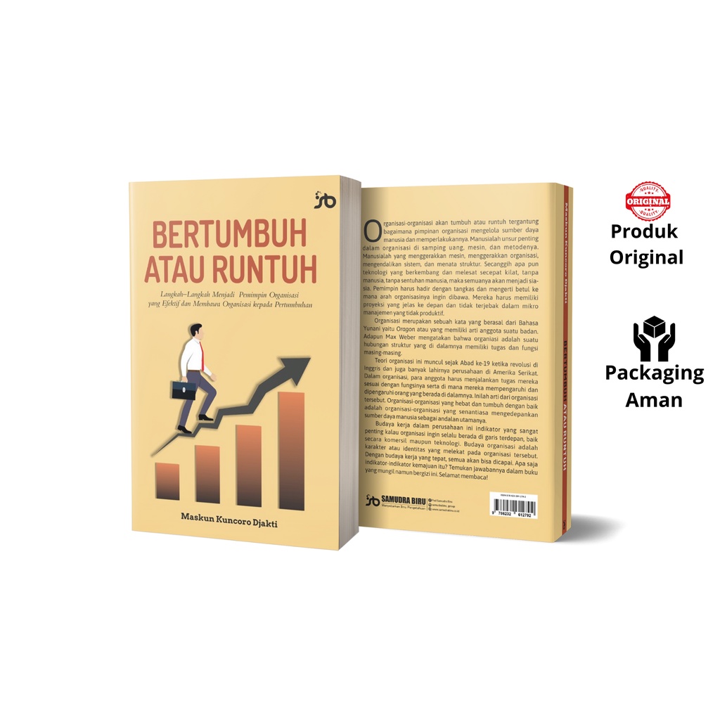 Jual Buku BERTUMBUH ATAU RUNTUH Langkah – Langkah Menjadi Pemimpin ...