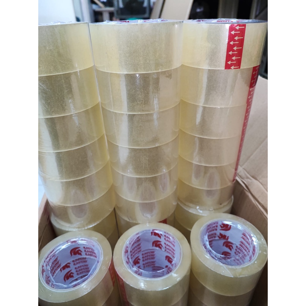 Jual LAKBAN BENING 2 INCH, 45MM x 100 YARD, ketebalan 45 micron | Shopee Indonesia