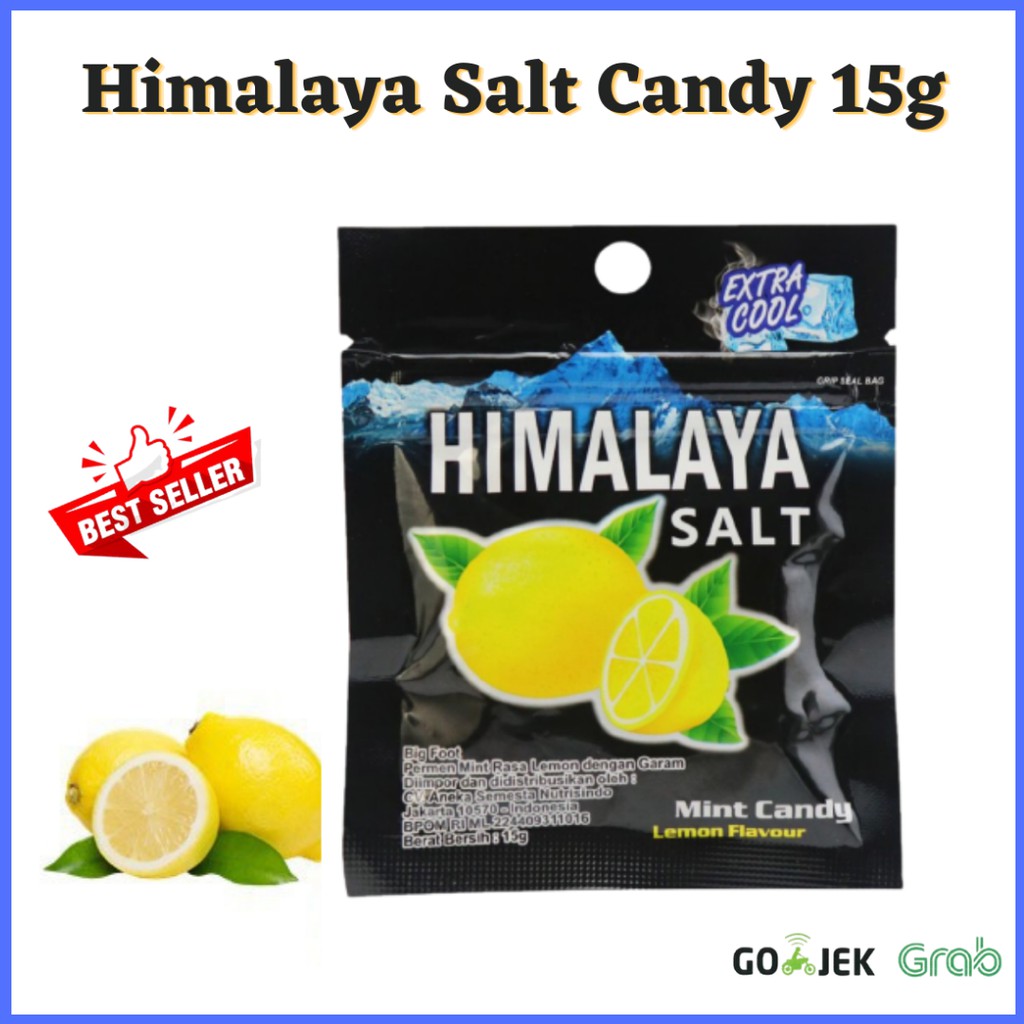 Jual HIMALAYA SALT CANDY 15g / Himalayan Salt Lemon Candy | Shopee ...