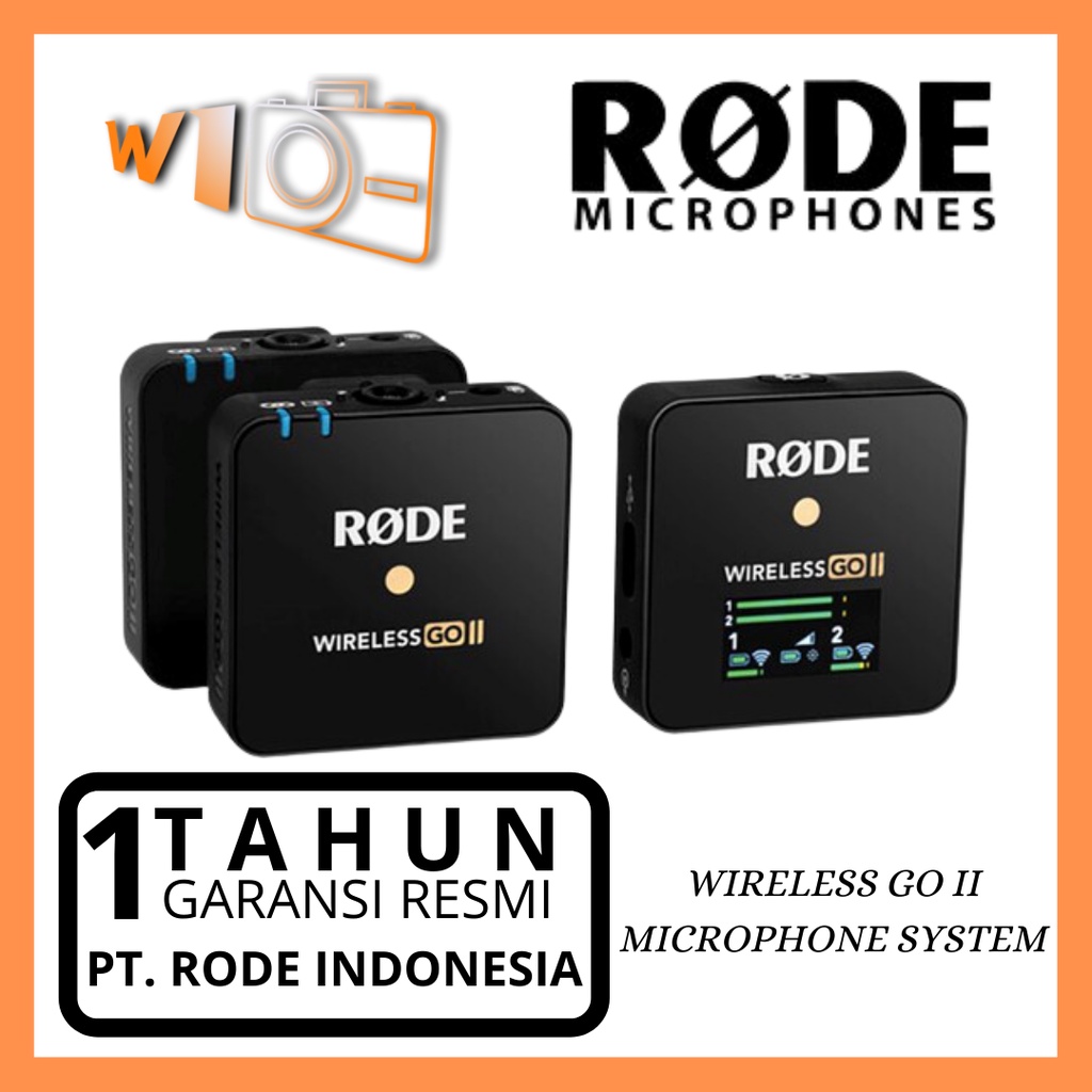 Jual Rode Wireless GO II - 2-Person Wireless Microphone | Shopee Indonesia