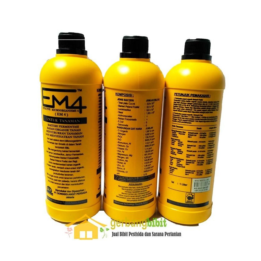 Jual EM4 Pertanian tanaman Bakteri Starter Fermentasi Sampah Bahan ...