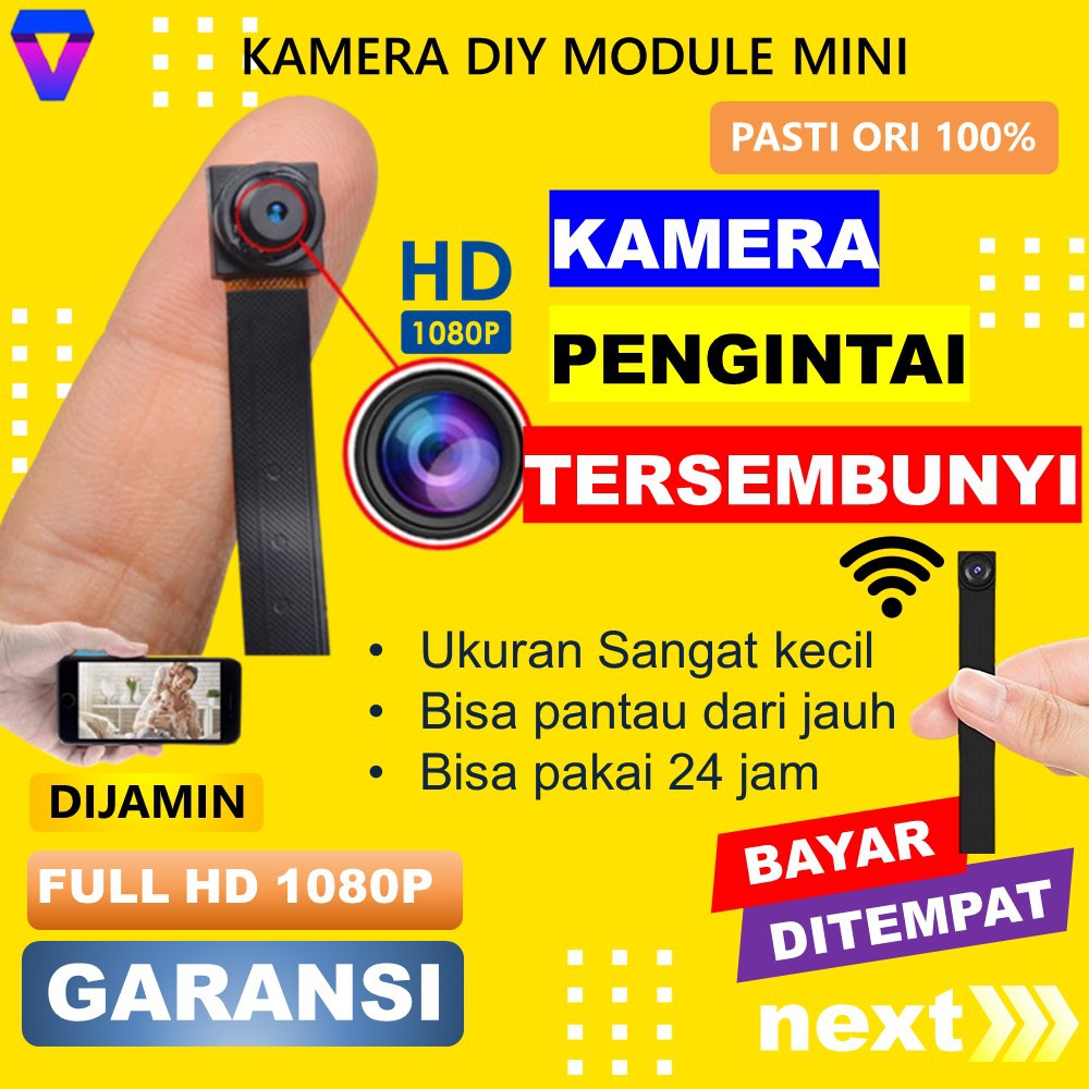 Jual KAMERA KECIL PENGINTAI MINI CAMERA MINI WIFI CCTV SPY CAM HIDDEN ...