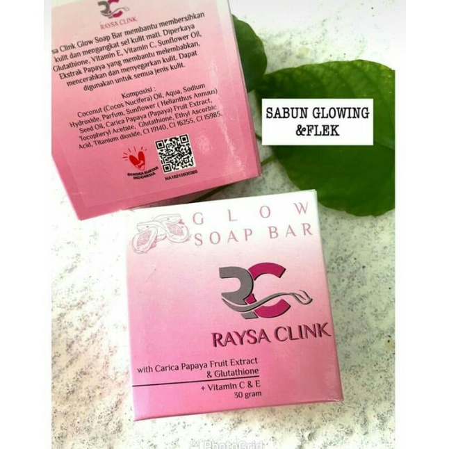 Jual sabun wajah glowing dan flek JUMBO (raysa clink skincare)Bpom ...
