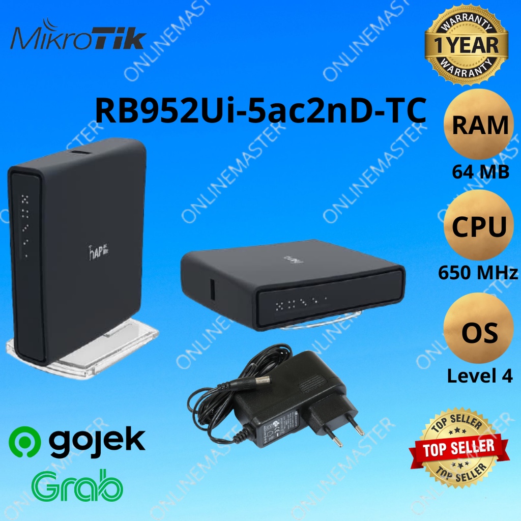 Jual Mikrotik RB952Ui-5ac2nD-TC Router Indoor | Shopee Indonesia