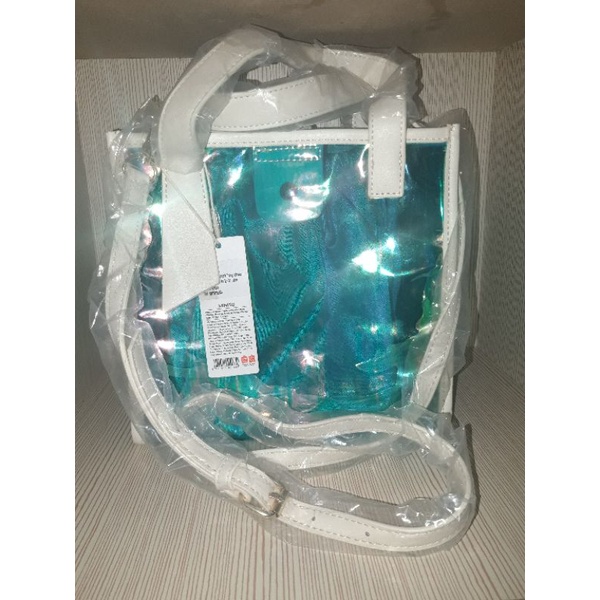 Jual Tas Sling bag Miniso life Transparan | Shopee Indonesia