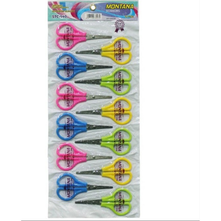 Jual Gunting Kertas 4inch M2000 untuk anak / PAPER SCISSORS kecil ...