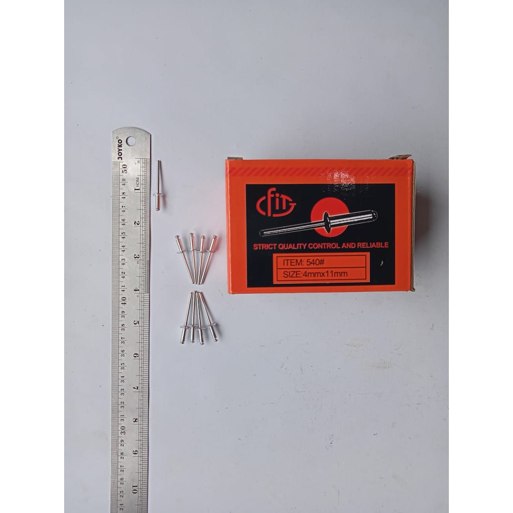 Jual PAKU RIVET TERSEDIA BANYAK UKURAN/ PAKU RIPET RIFET RIVETER/ BLIND ...