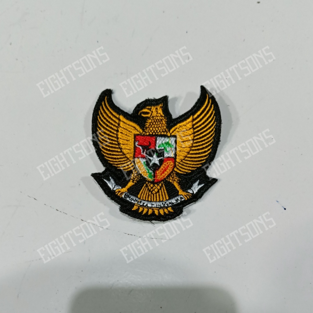Jual Patch Bordir Lambang Garuda Indonesia Pancasila Paskibra Bordir ...