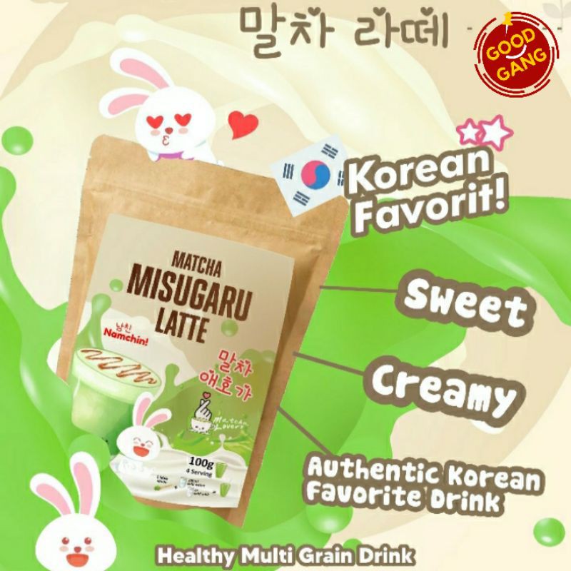 Jual Namchin Matcha Misugaru Latte Korean Drink Original | Shopee Indonesia