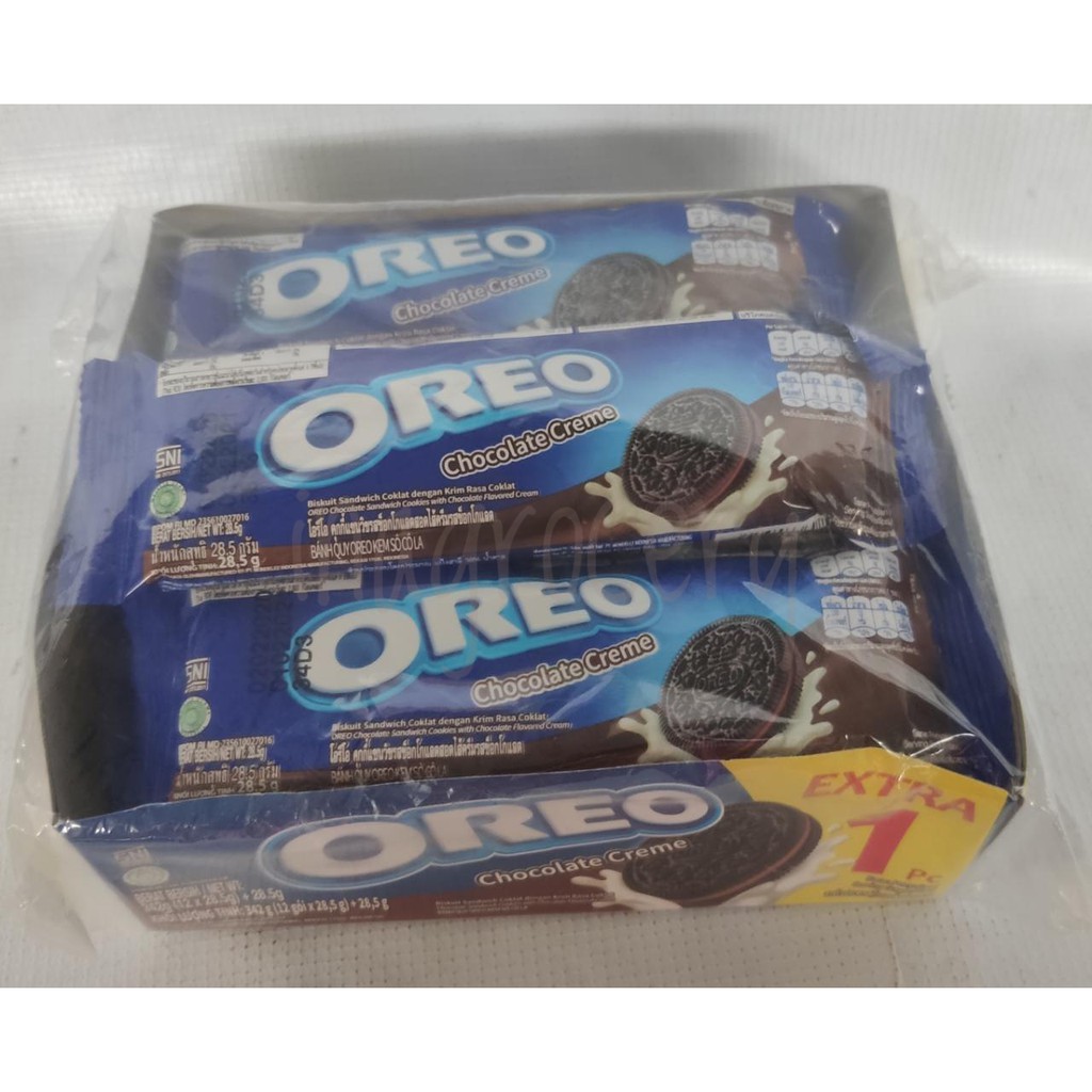 Jual OREO ( 4 Variant) 12pcs x 38gr BARU!! (1BUNGKUS ISI 4PCS) | Shopee ...