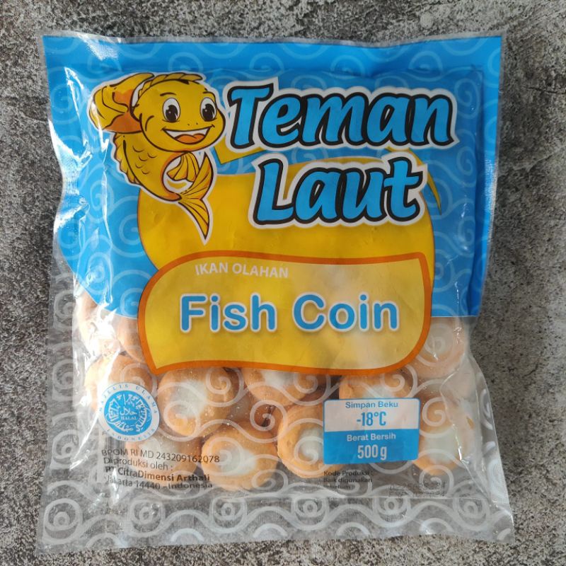 Jual TEMAN LAUT FISH COIN 500g | Shopee Indonesia