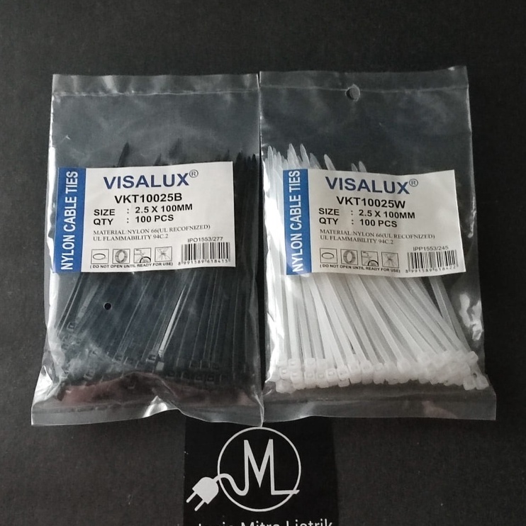 Jual KABEL TIES / CABLE TIE / INSULOCK VISALUX 10CM | Shopee Indonesia