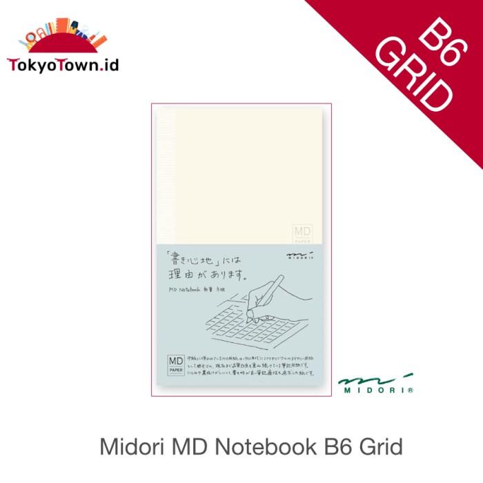 Jual Midori MD Notebook Journal B6 slim grid | Shopee Indonesia