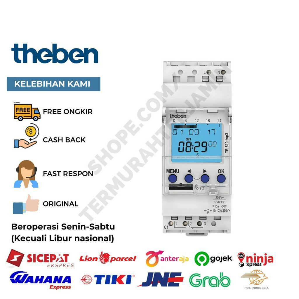 Jual TIMER THEBEN TR610 TOP3 DIGITAL SAKLAR WAKTU ORIGINAL | Shopee ...