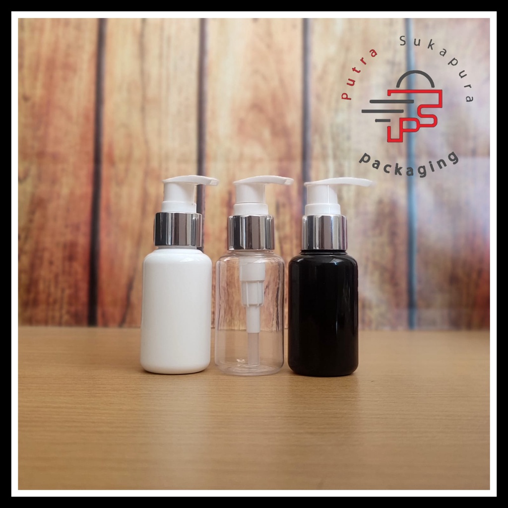 Jual Botol pump lotion 60ml tubular / botol pump 60ml tubular / botol ...
