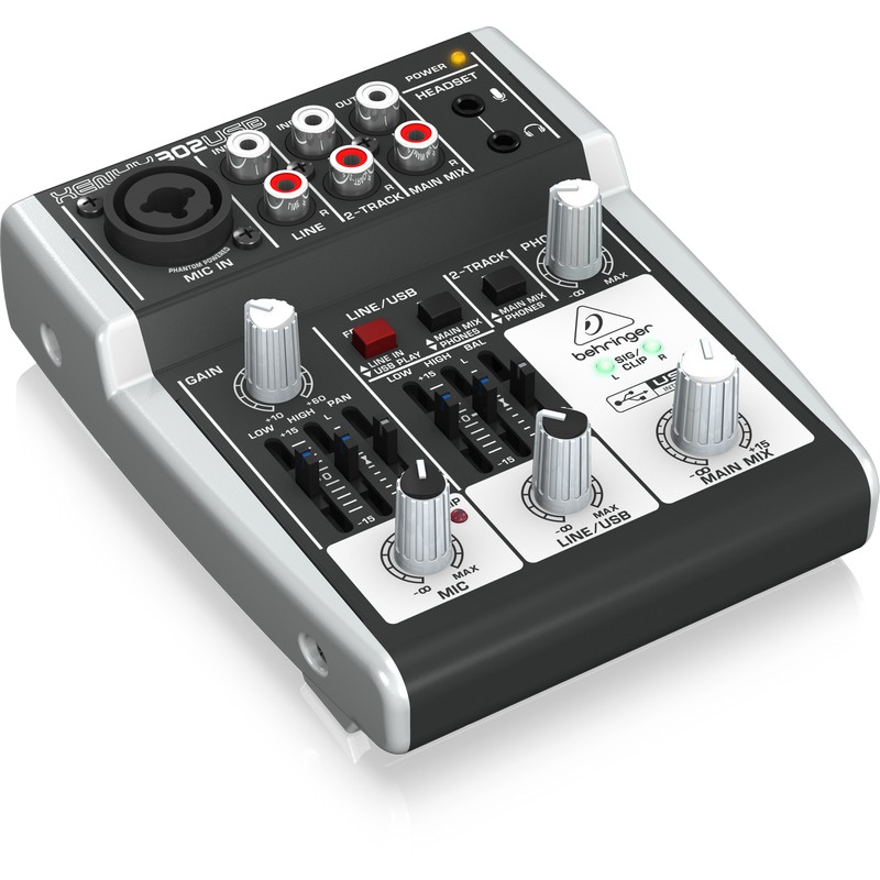 Jual BEHRINGER XENYX 302 USB - Ultra Compact Audio Mixer with USB ...