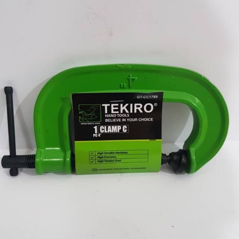 Jual Tekiro clamp C ukuran 4" inch / catok 4" inch | Shopee Indonesia