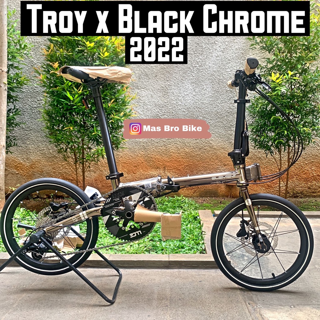 Jual element Troy x 10 speed new 2022 element troy black chrome troy ...