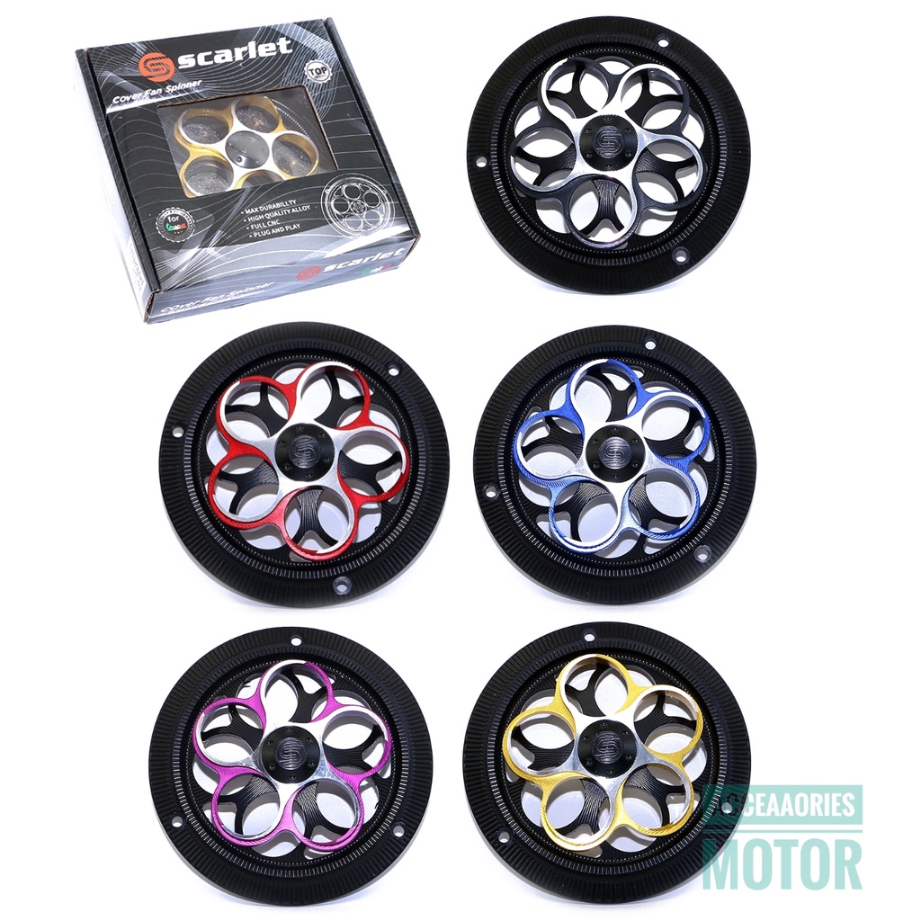 Jual cover fan spinner universal - cover fan spinner spinning cnc black ...