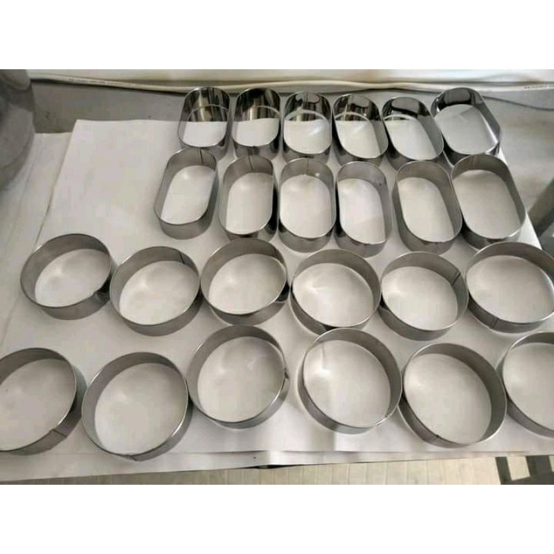 Jual ring roti oval/bulat stainless (1pcs) | Shopee Indonesia