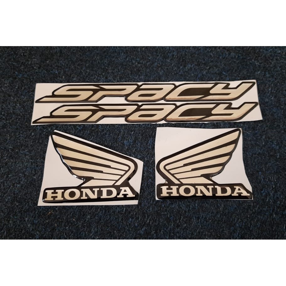 Jual stiker striping emblem resin timbul honda SPACY | Shopee Indonesia