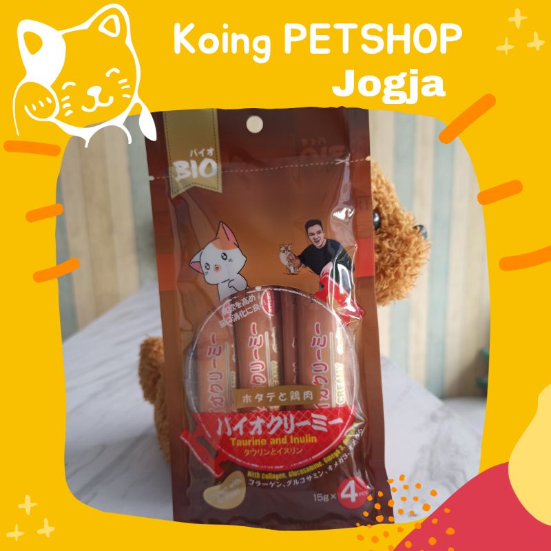 Jual BIO CREAMY SNACK TREATS MAKANAN KUCING | Shopee Indonesia