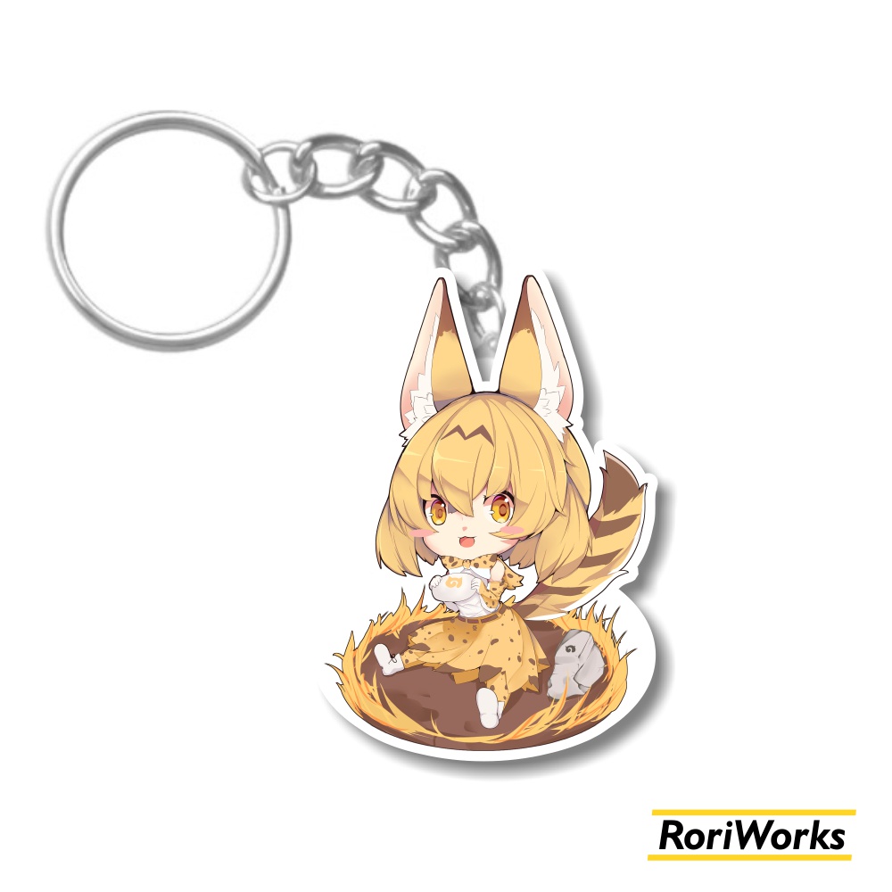 Jual Keychain Anime - Serval [Kemono Friends] | Shopee Indonesia