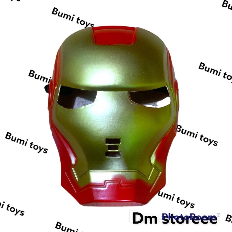Jual topeng ironman / topeng avengers murah / mainan topeng anak ...