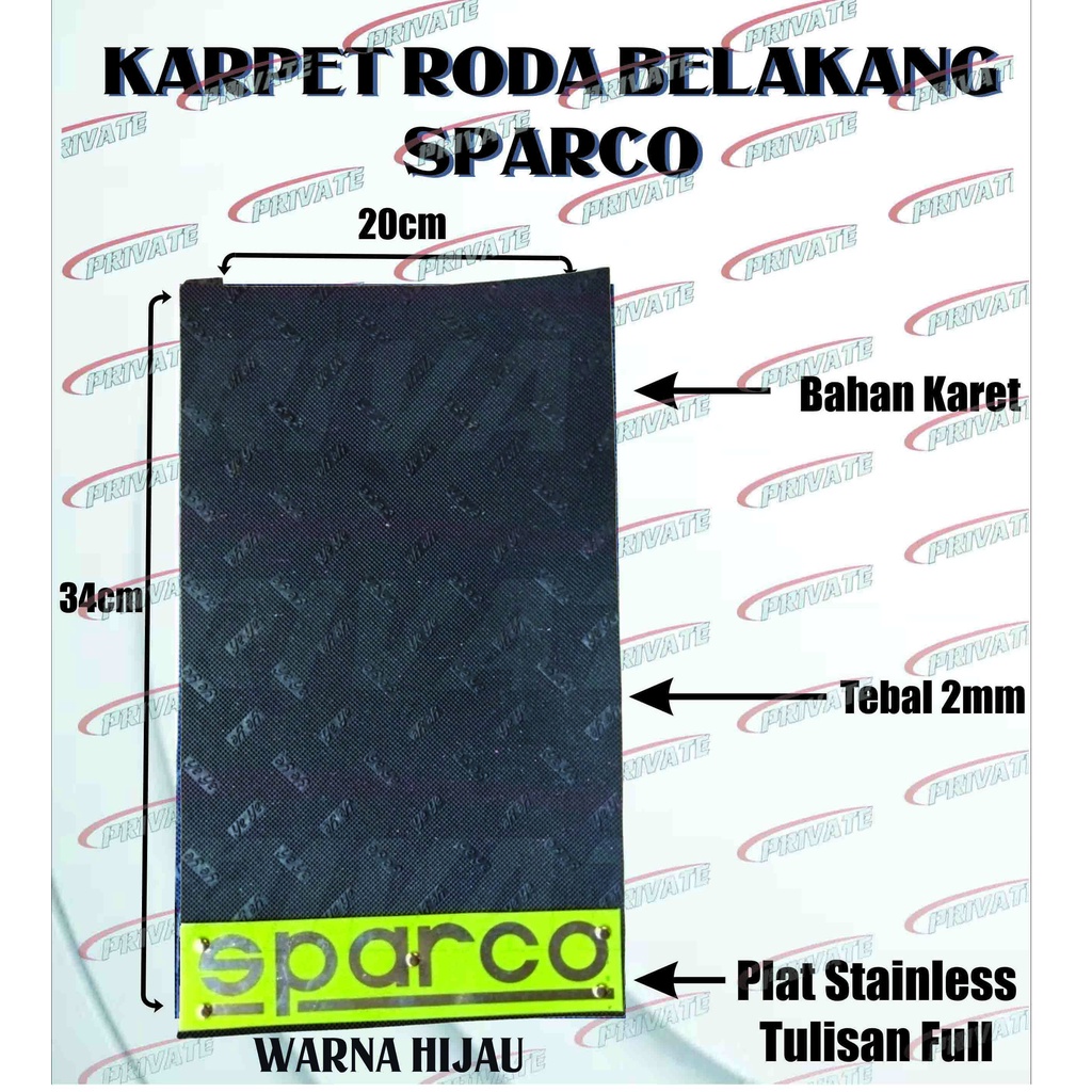 Jual 1 BIJI KARPET LUMPUR RODA KEPET RODA MUDGUARD MUD GUARD RODA DEPAN ...