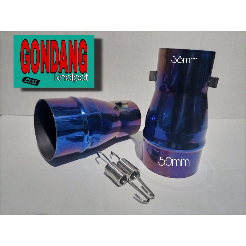 Jual SLIP ON SAMBUNGAN KNALPOT INLET 38mm ke SILINCER 50mm | Shopee ...