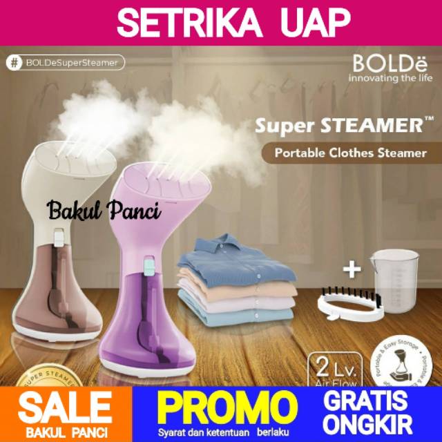 Jual BOLDe SETRIKA UAP SUPER STEAMER LAVIOLA - SETRIKA UAP MINI ...
