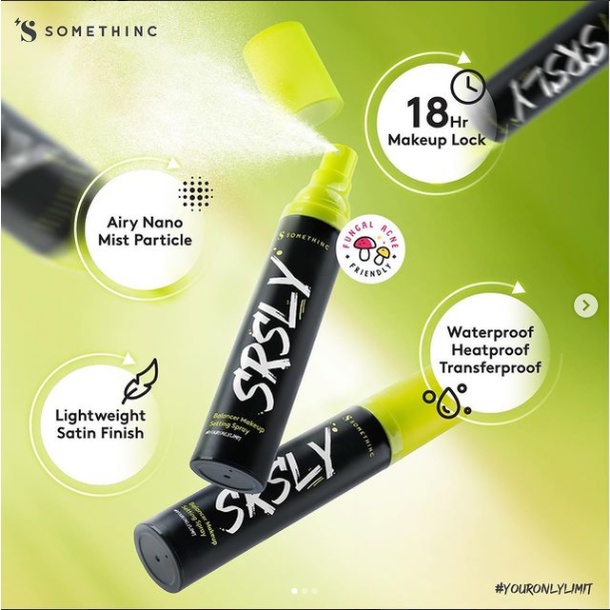 Jual SOMETHINC SRSLY Balancer Make Up Setting Spray | Shopee Indonesia