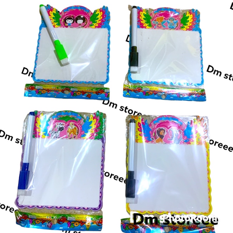 Jual papan bor tulis / mainan edukasi anak papan kertas tulis spidol ...