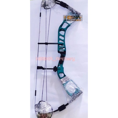Jual ELITE ARCHERY COMPOUND BOW EMBER 37 RH 60# 15-29 LAGUNA TEAL ...