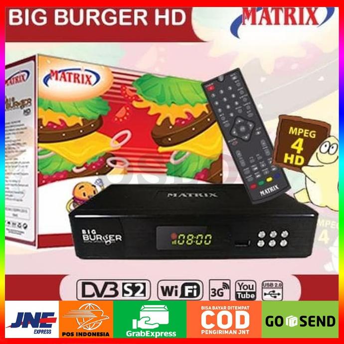 Jual Receiver Matrix Parabola Big Burger Hd Mpeg4 | Shopee Indonesia