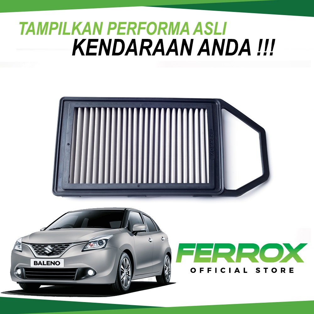 Jual Ferrox Air Filter Suzuki Baleno (Hatchback) | Shopee Indonesia