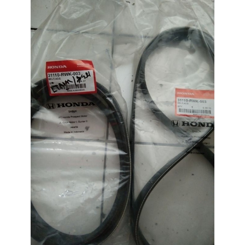 Jual Fan Belt V Belt Tali Kipas Honda Crv Gen 3 Re 2000cc 2007 2008 2009 2010 2011 Original ...